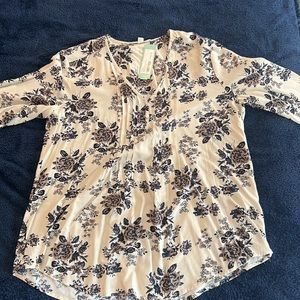 fun 2 fun | Tops | Fun2fun Maley Pleated Detail Blouse | Poshmark